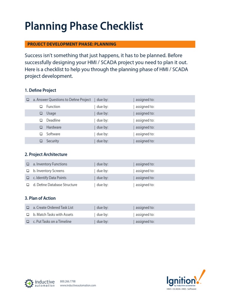 Design Like A Pro-Planning Phase Checklist | PDF