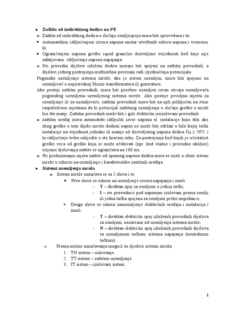 Elektro Skripta I | PDF