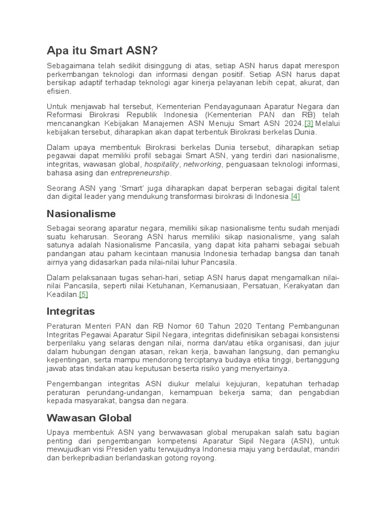 Apa Itu Smart ASN | PDF