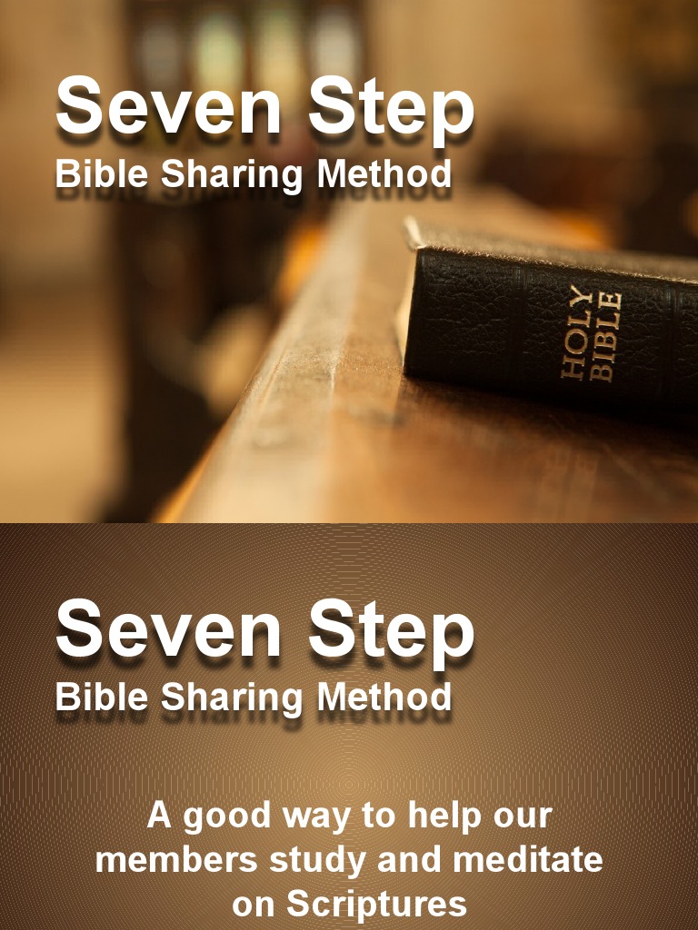 Seven Step: Bible Sharing Method | PDF | Bible | Jesus