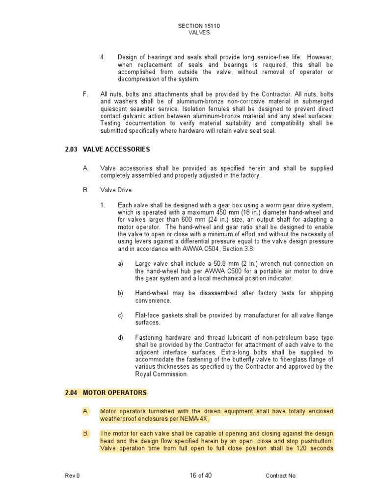 motor operated BFV | PDF | Valve | Electric Motor