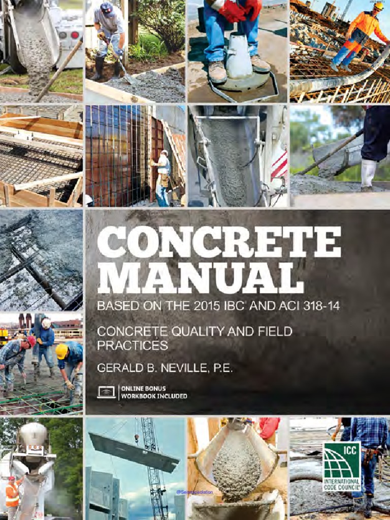 Concrete Manual Based On The 2015 Ibc® and Aci 318 14 Concrete Quality ...