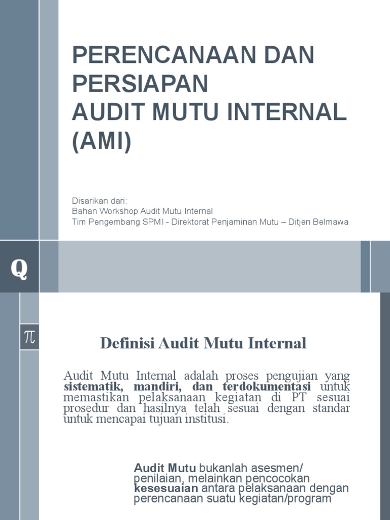Perencanaan Dan Persiapan Audit | PDF