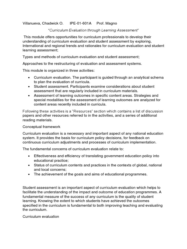 curriculum-evaluation-through-learning-assessment-pdf-curriculum