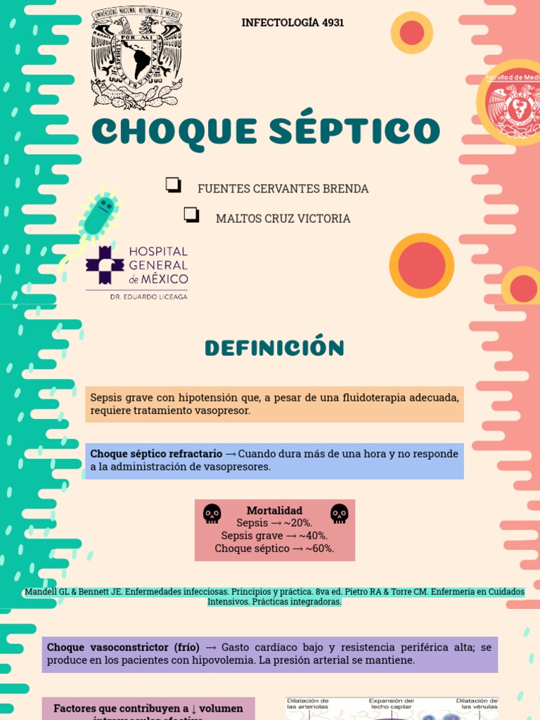 Choque Séptico | PDF | Septicemia | Especialidades Medicas