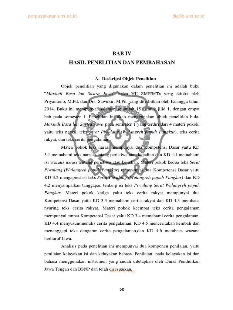 Bab Iv | PDF | Karier & Perkembangan | Seni & Disiplin Bahasa