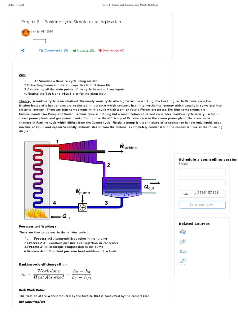 Project 1 - Parsing NASA Thermodynamic Data - Skill-Lync | PDF | Steam ...
