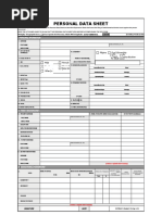 CS Form No. 212 Revised Personal Data Sheet - 2017 | PDF | Passport ...