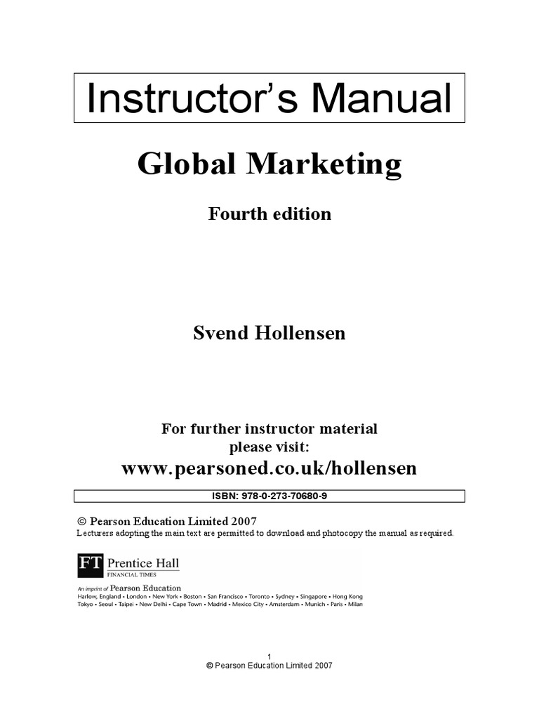 Instructor's Manual | PDF | Teaching Method | Theory