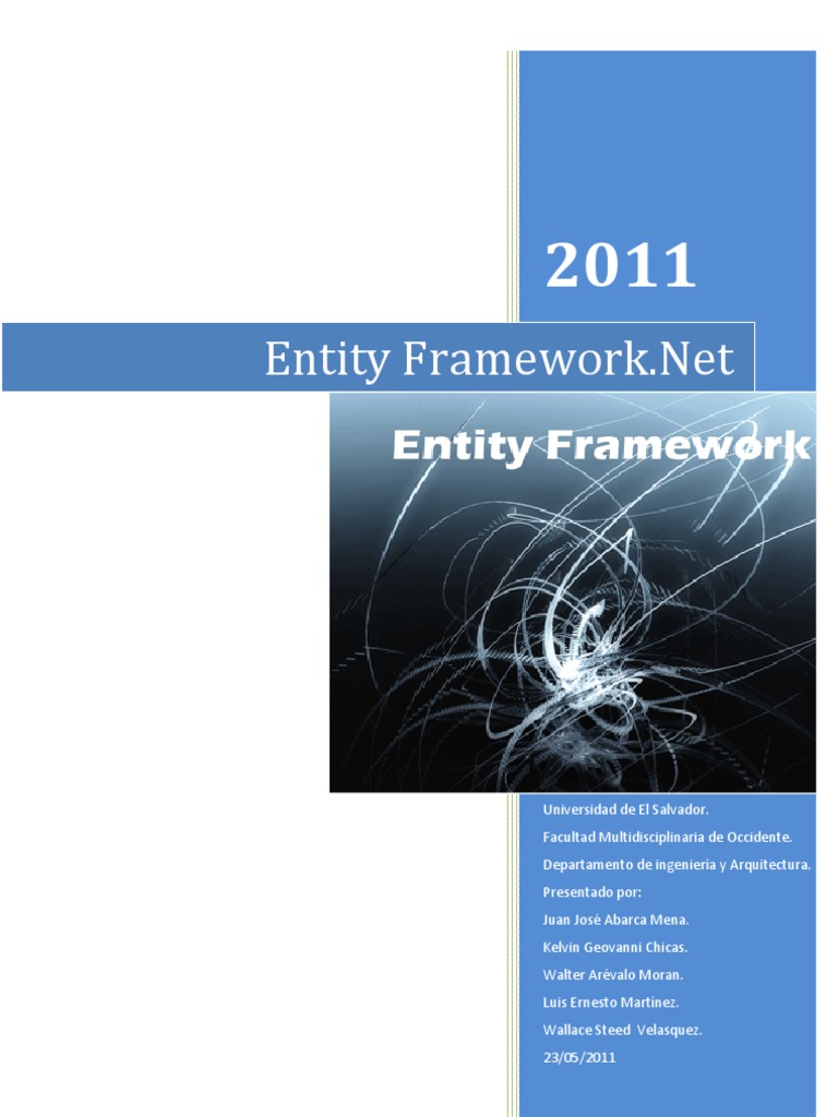 Entity Net Framework | PDF | Marco de software | SQL