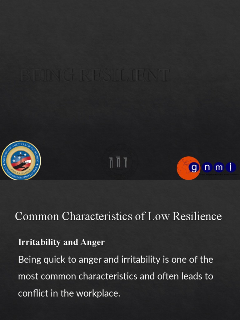 Resilience and Stress Management For Police Officers - Part 2 | PDF ...