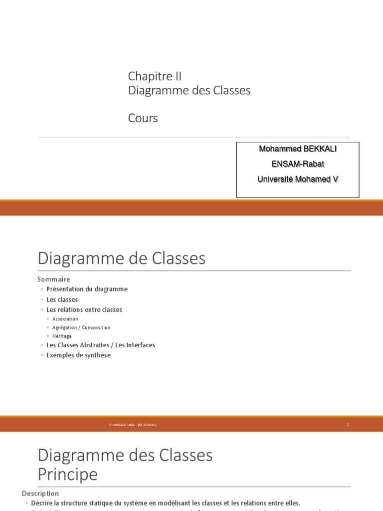 2 - Classes | PDF | Classe (informatique) | Interface (Informatique)