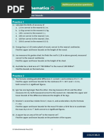 MYP Formula Booklet - Math | PDF