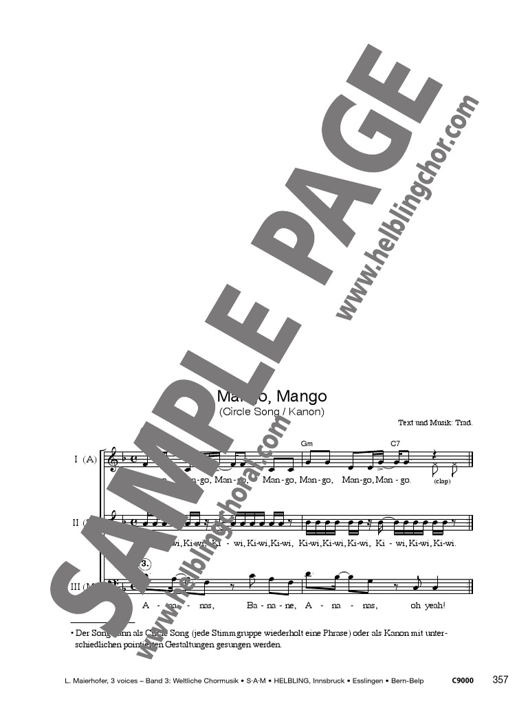 204 Mango Mango Sample | PDF