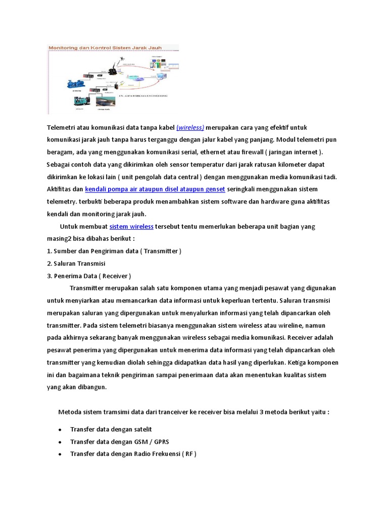 12 Asj Sistem Monitoring Jarak Jauh | PDF | Teknologi & Rekayasa