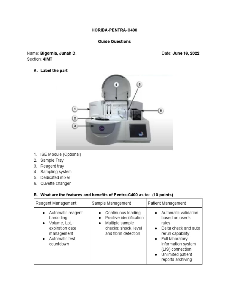 4IMT - 08 - Bigornia, Junah Divina - PENTRA C400 | PDF | Computing