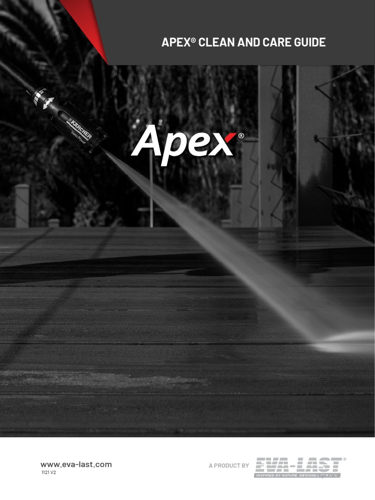 Apex Clean and Care Guide Eva-Tech Cleaning and Care Guide | PDF ...