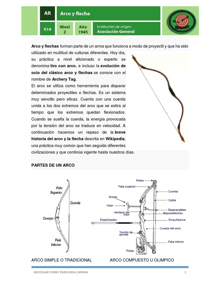 Arco y Flechas | PDF | Arco y flecha | Flecha