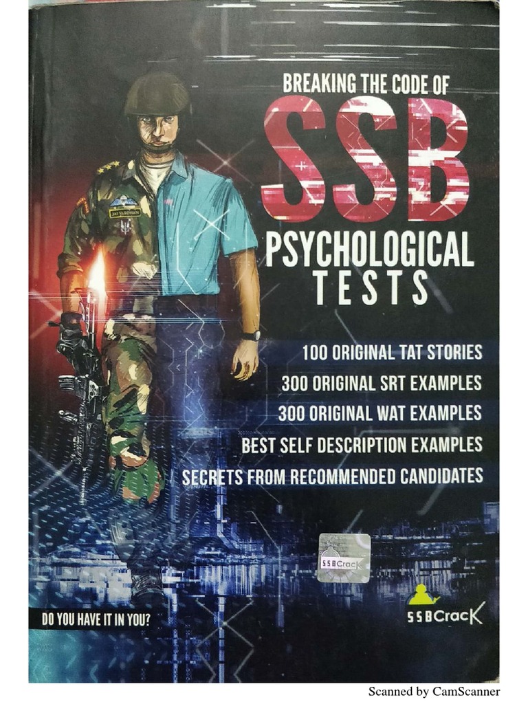 07 Ssbcrack Book (Psychology Tests) | PDF