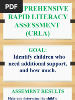 Grade 1 CRLA Assessment Overview | PDF