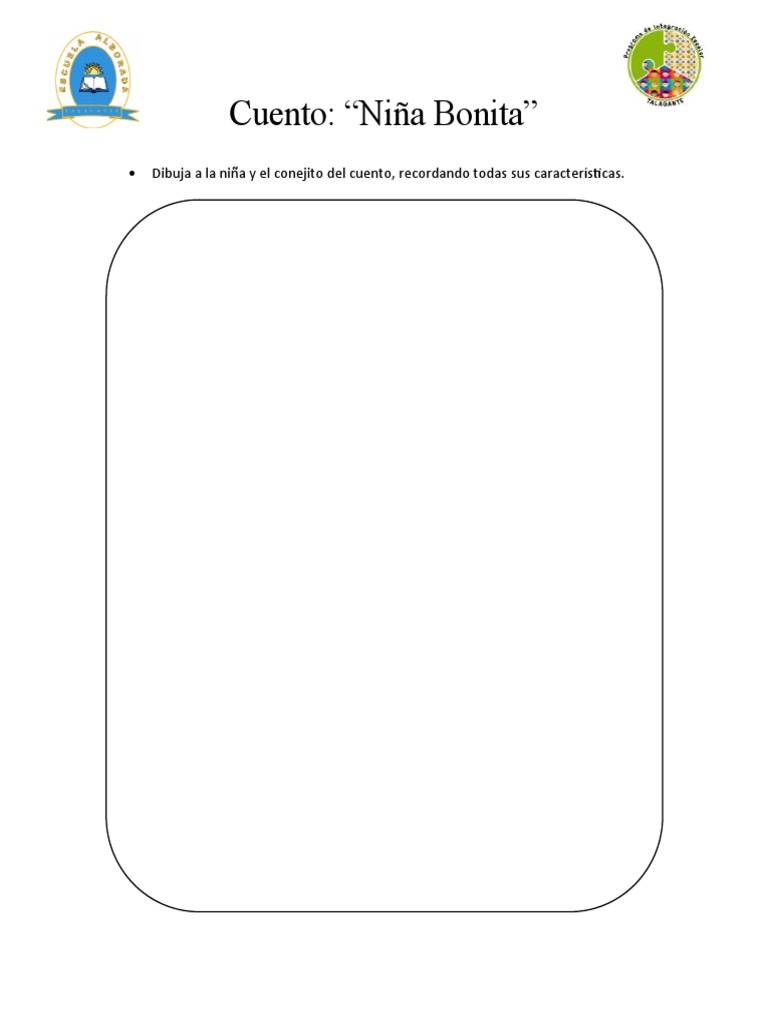 Actividad Cuento Niña Bonita | PDF