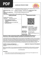 ANNEXURE-II For AADHAAR ENROLMENT (ABOVE 5 YEARS) | PDF | Identity ...