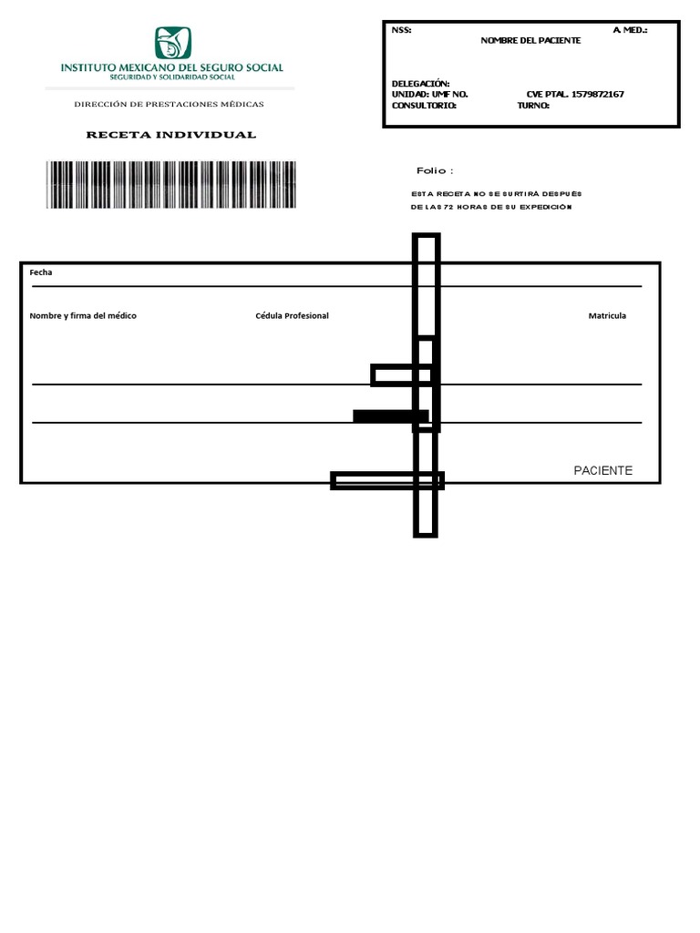Receta Imss | PDF | Cuidado de la salud