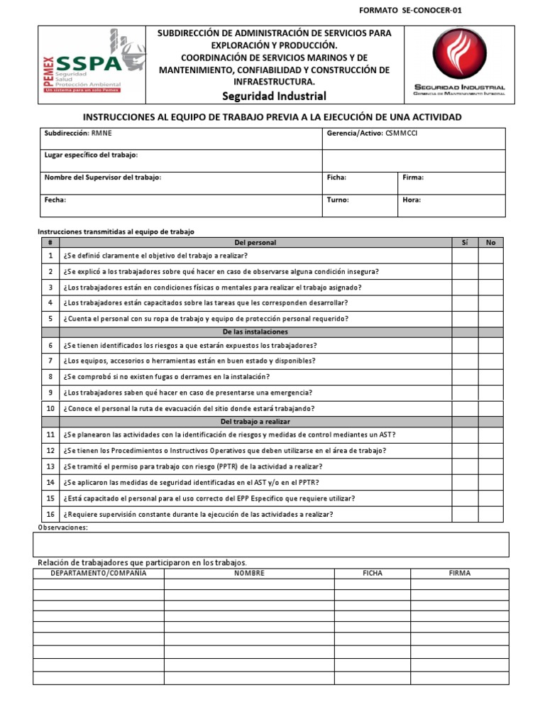 Formato - Se Conocer-01 | PDF