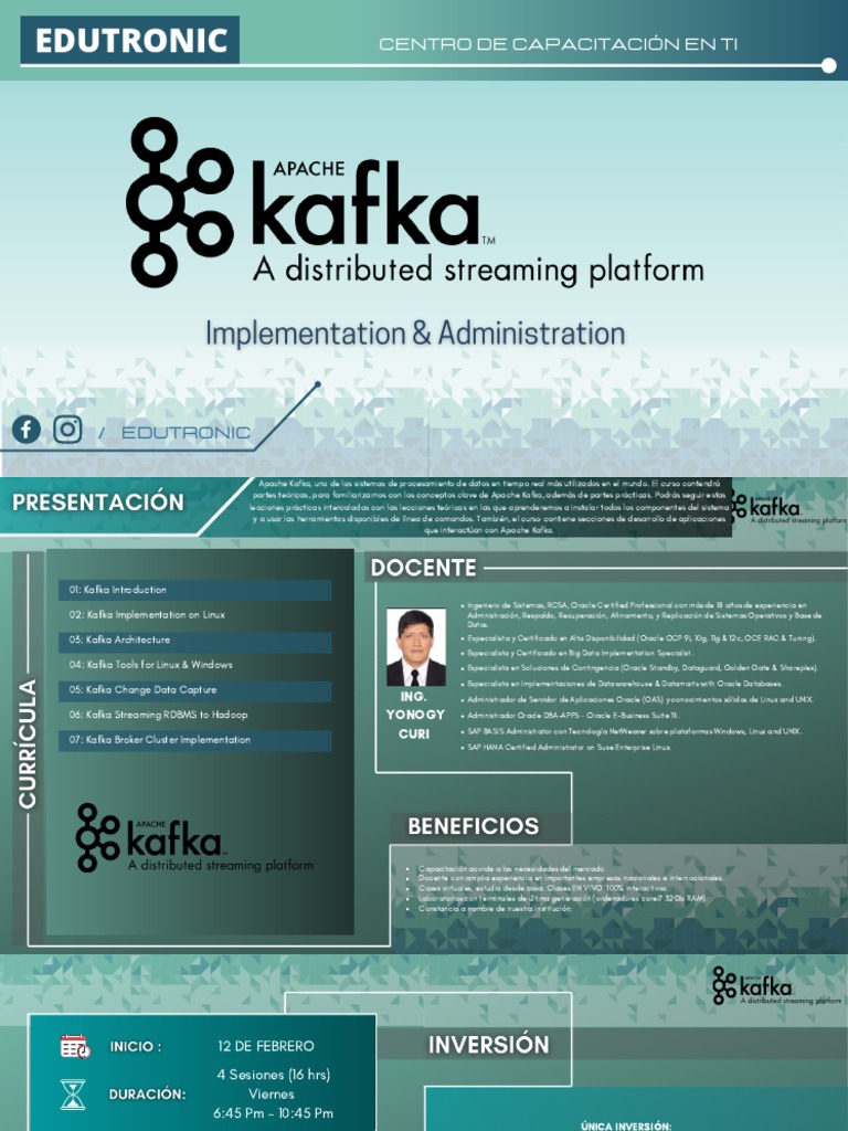 Apache Kafka 2021 | PDF | Oracle Corporation | Software del sistema