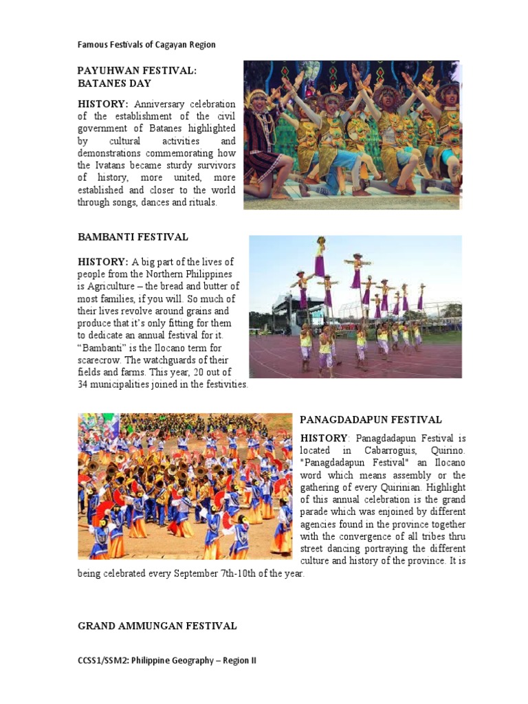 Cagayan Valley Festivals