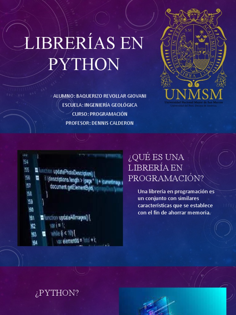 Librerías en Python | PDF | Informática | Tecnología