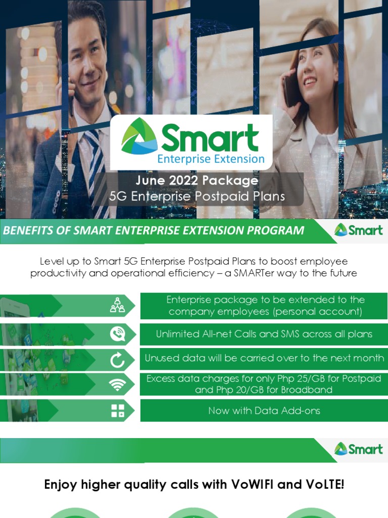 Smart 5G Enterprise Postpaid Plans | PDF | Lte (Telecommunication ...