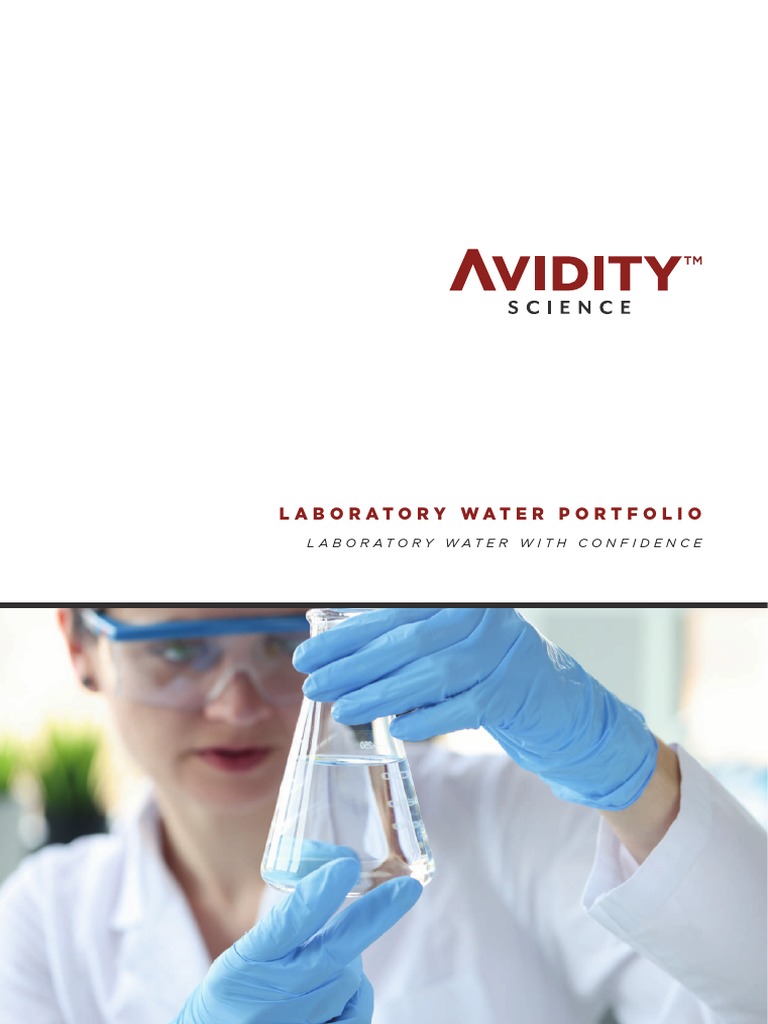 Avidity Science Laboratory Water Brochure - June 2021 - Rev B | PDF ...