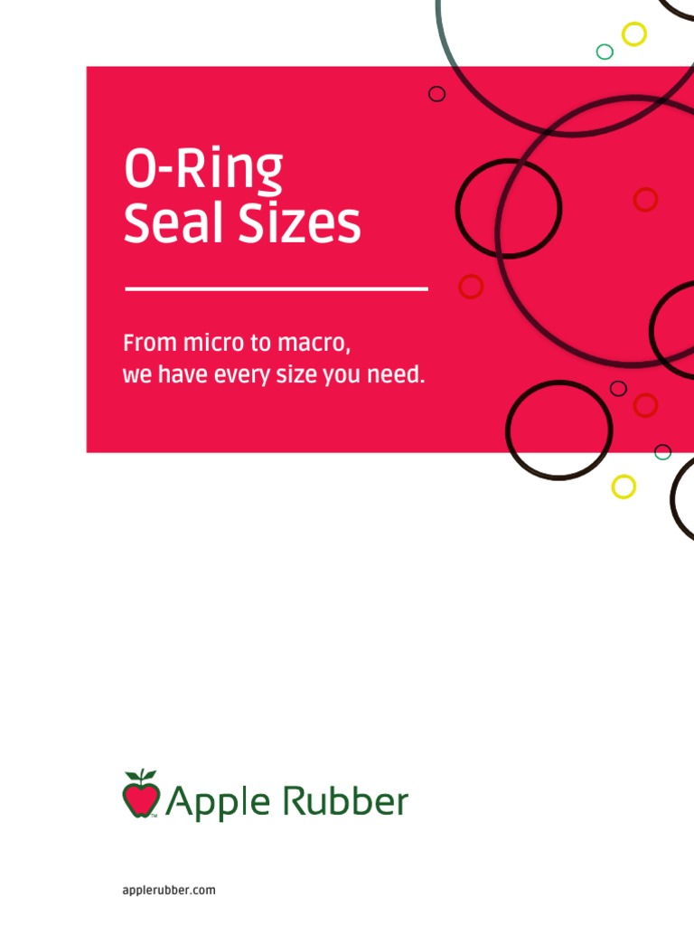 O-Ring Seal Sizes: From Micro To Macro, We Have Every Size You Need ...