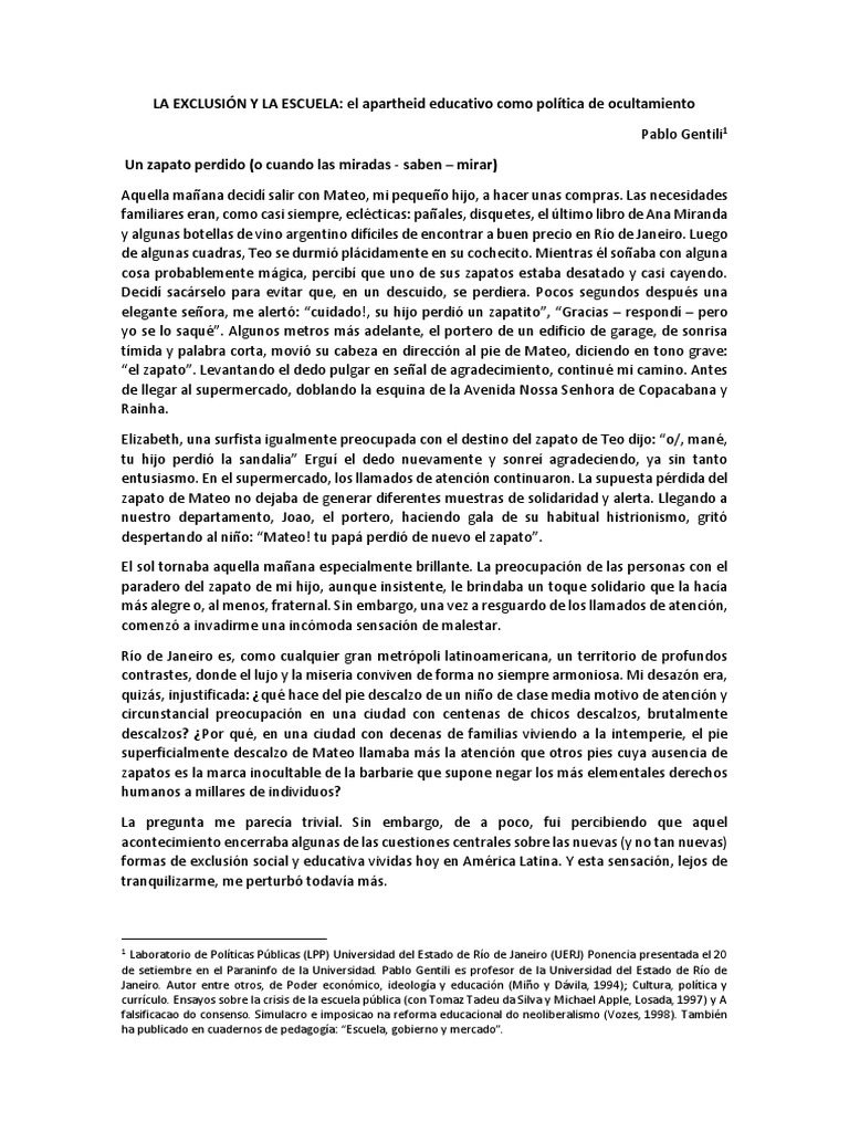 Exclusión educativa en América Latina | PDF | Pobreza | Pobreza e ...