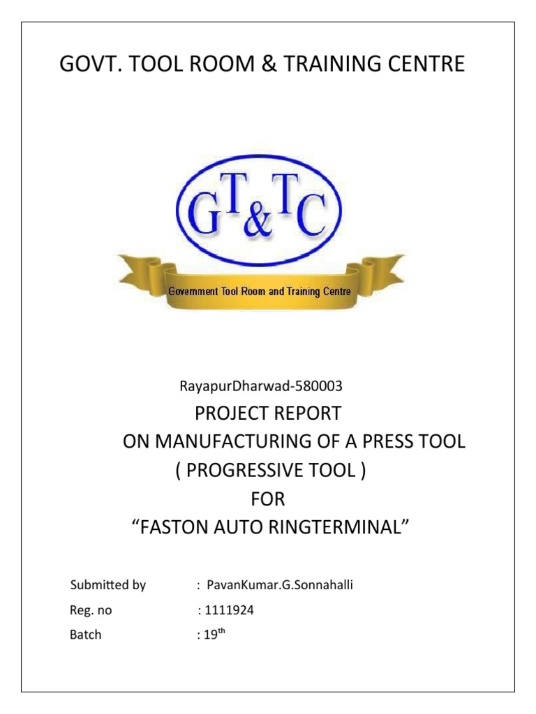 Govt. Tool Room & Training Centre | PDF | Design | Business Process