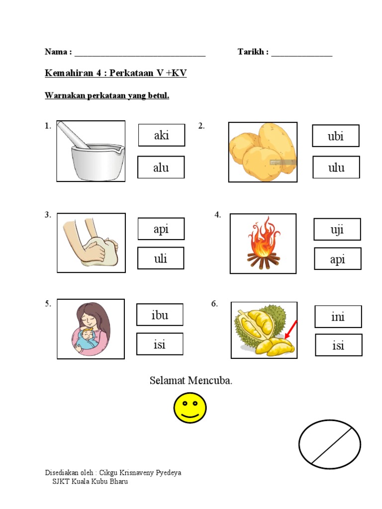 Lembaran Kerja VKV | PDF