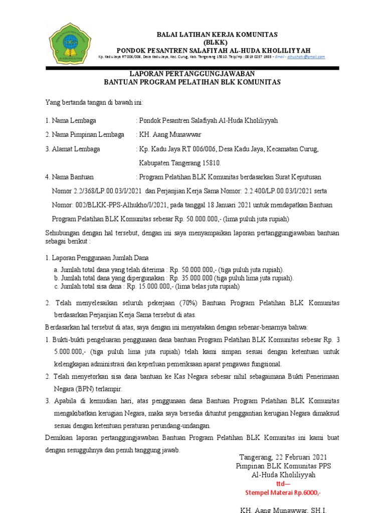Formulir Pencairan Tahap 2 | PDF