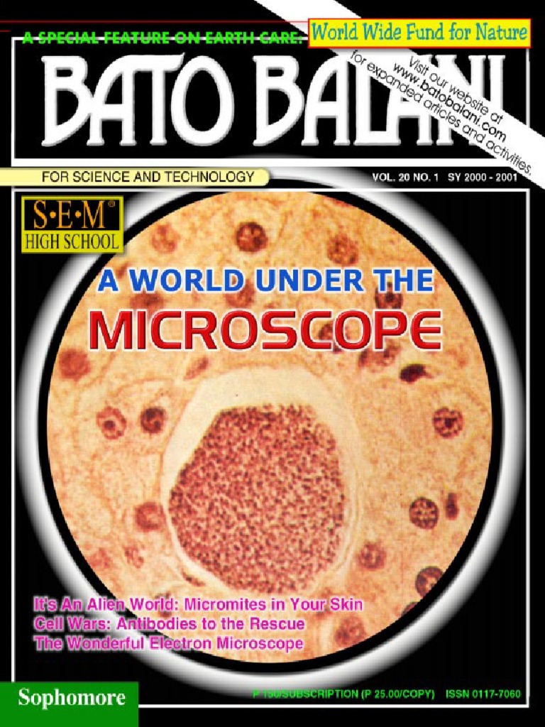 Bato Balani Vol. 20 No. 1 SY 2000-2001 | PDF | Microorganism | Bacteria