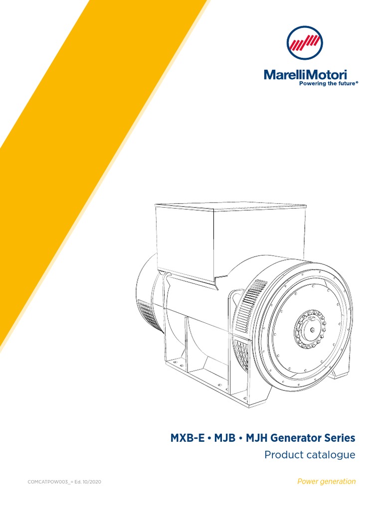 Marelli Motori Generator Series Product Catalogue: MXB-E, MJB, MJH ...