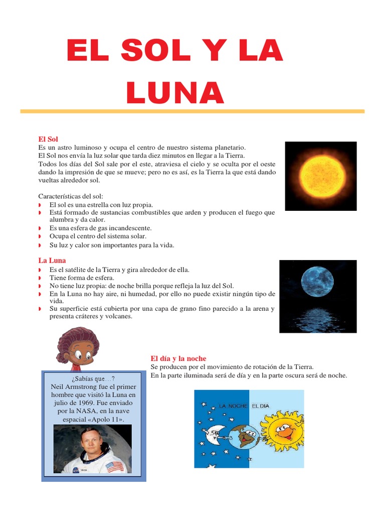 El Sol y La Luna | PDF | Luna | Dom