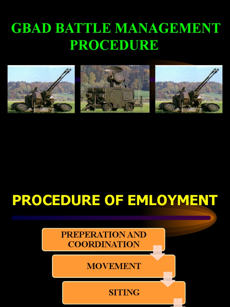 03 - GBAD Battle Management Procedure (FDPP) | PDF | Reconnaissance ...