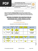 Method Statement - TBM Simple | PDF | Tunnel | Crane (Machine)