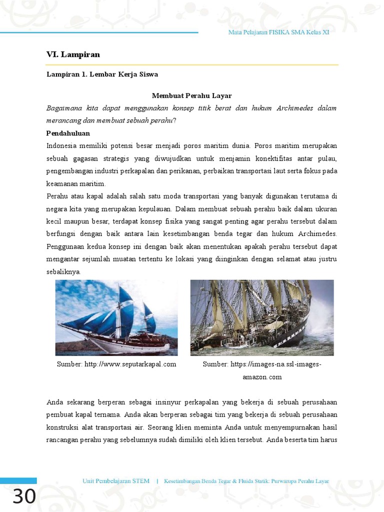 Rancangan dan Pembuatan Perahu Layar | PDF | Griya & Taman | Teknologi ...
