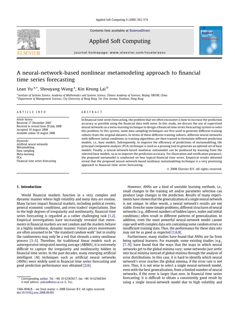 A Neural-Network-Based Nonlinear Metamodeling Approach To Financial ... A Neural-Network-Based Nonlinear Metamodeling Approach To Financial ...
