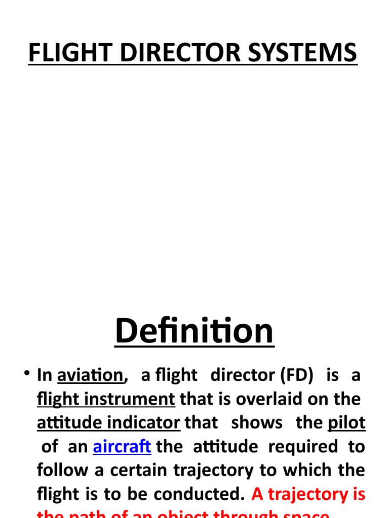 Flight Director Systems | PDF | Aviation | Aircraft