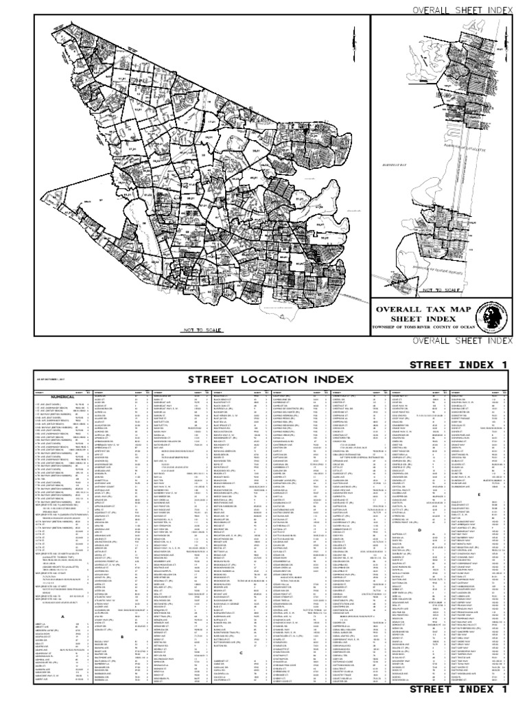 Toms River 2018 Tax Maps | PDF