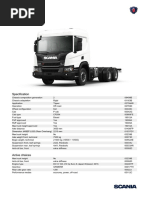 Spec Sheet Scania R520la6x4esz PDF | PDF | Truck | Steering