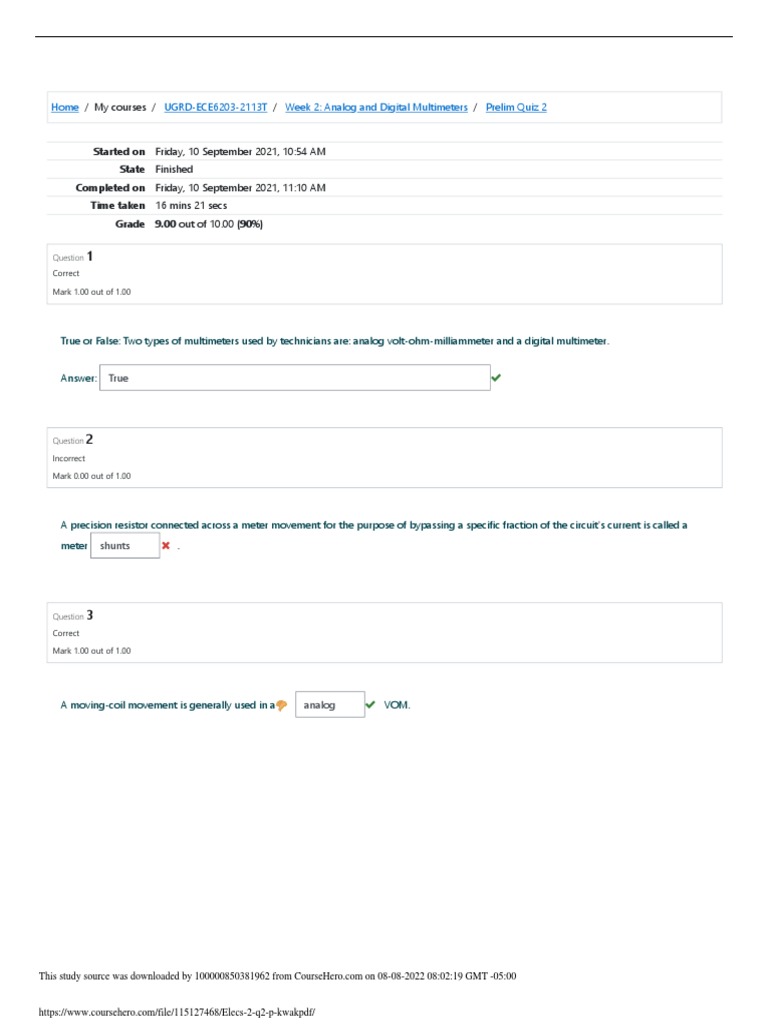 Elecs 2 q2 p Kwak.pdf | PDF | Computer Engineering | Equipment