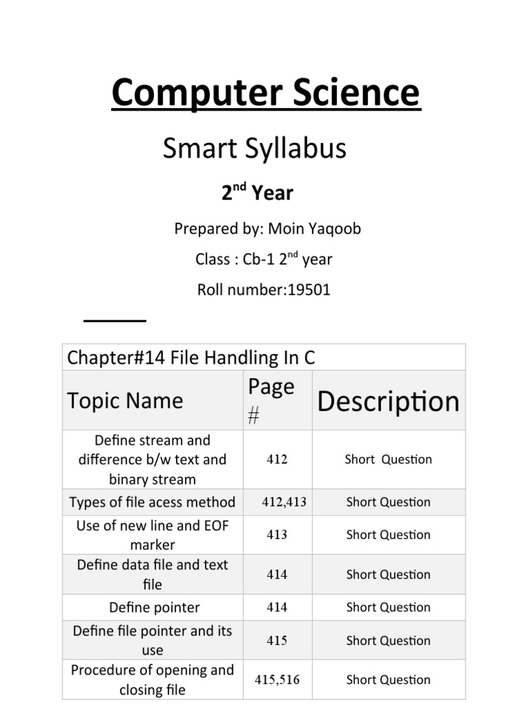 Chapter 12 Computer 2nd Year | PDF | Computers